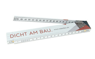 Holz Zollstöcke bedruckt mit Logo | Reidinger.de